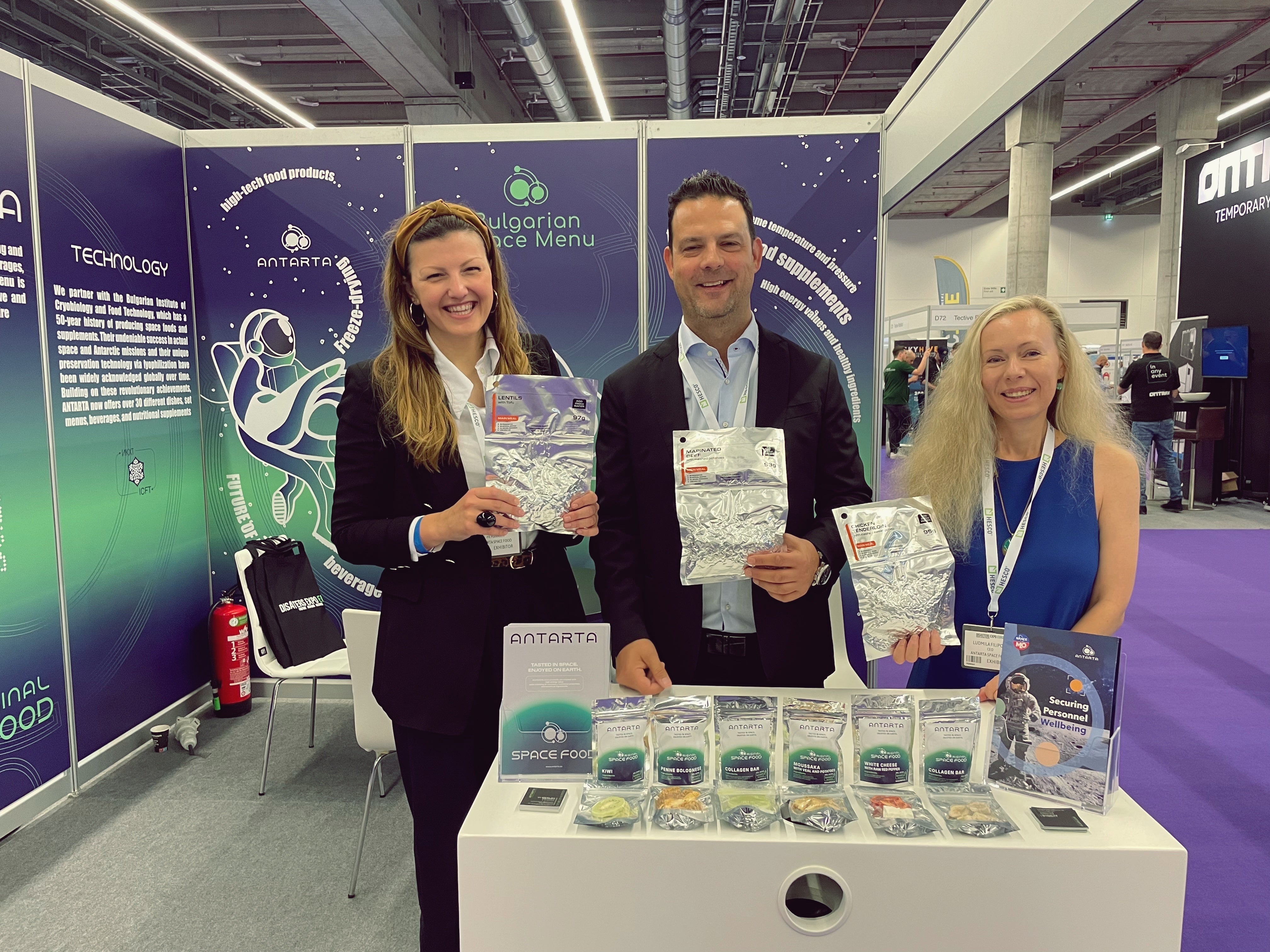Disaster Expo Europe: ANTARTA präsentiert Innovationen bei Weltraumnahrung